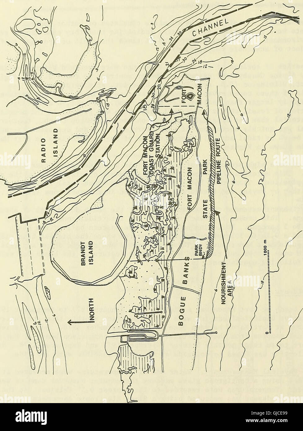 Map of bogue hi-res stock photography and images - Alamy
