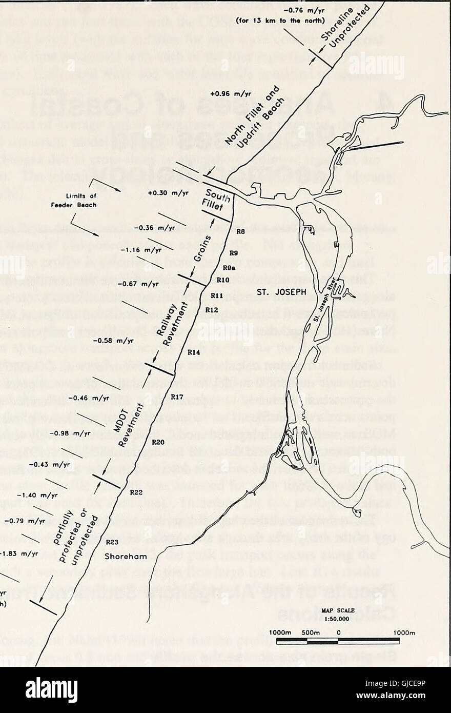 Map of st joseph michigan hi-res stock photography and images - Alamy