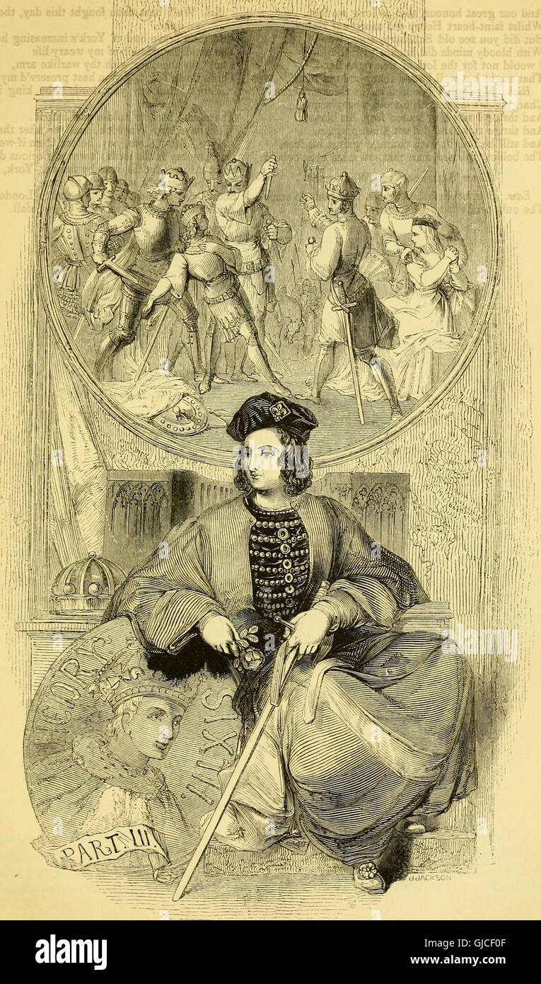 This 1846 edition of Shakespeare’s works features illustrated scenes ...