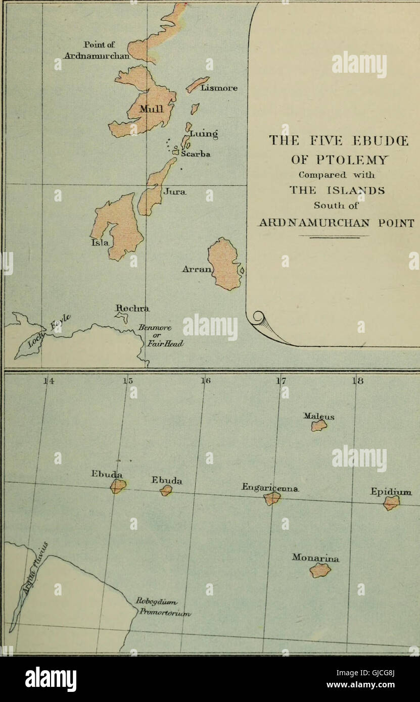 A 1876 historical account detailing the history of ancient Scotland, also known as Alban ...