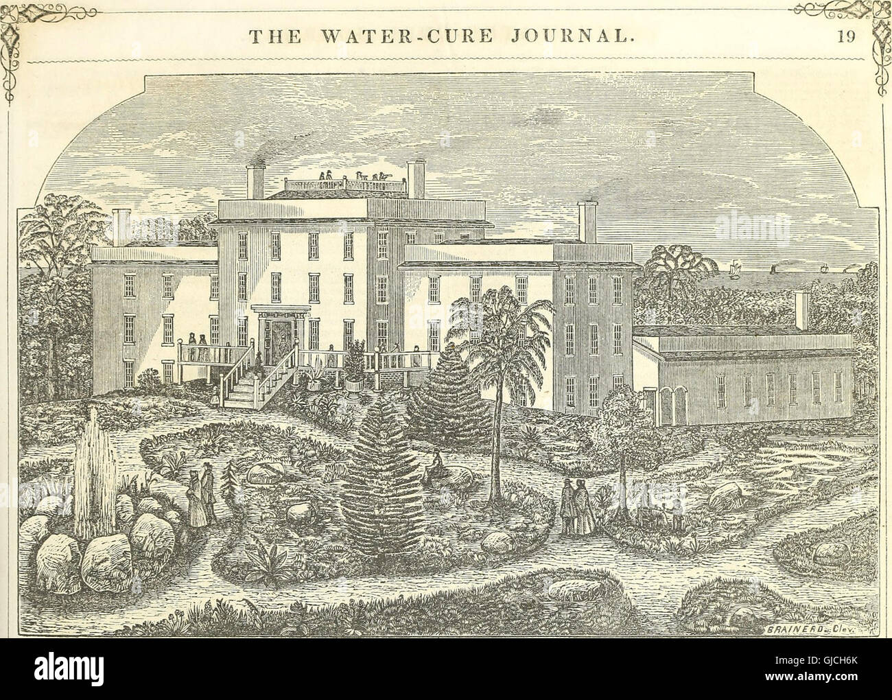 The 'Water-Cure Journal' (1854) focuses on health practices like ...
