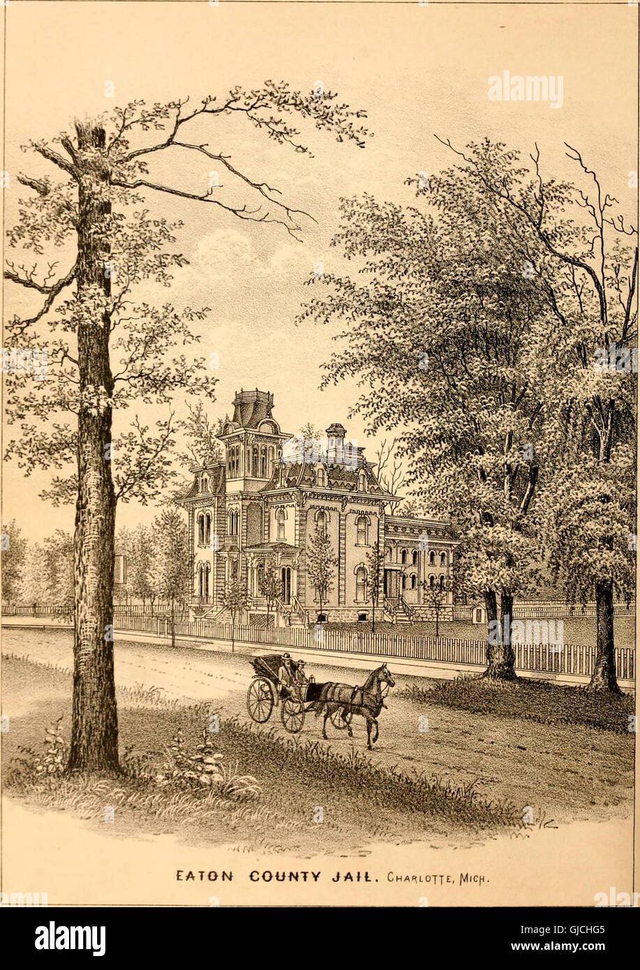 Eaton michigan map hi-res stock photography and images - Alamy