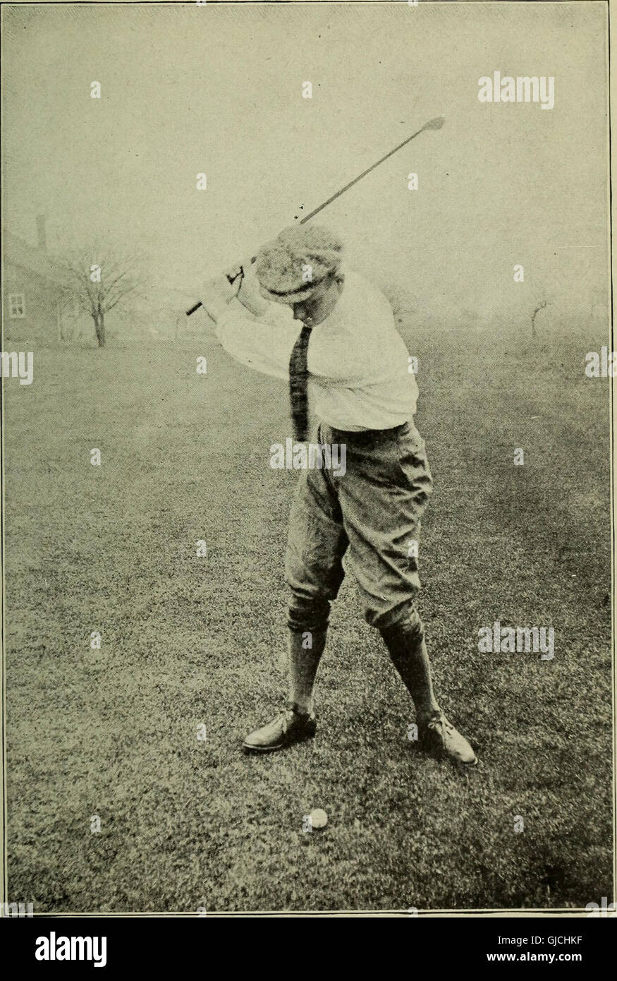 Chick Evans' 1921 book on golf, written by the famous American golfer ...