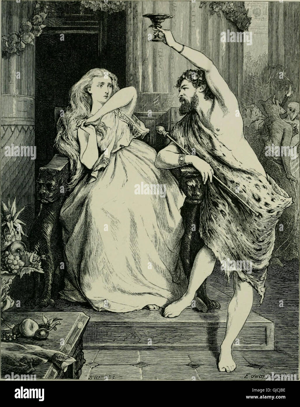 This 1870 publication presents visual representations of scenes from ...