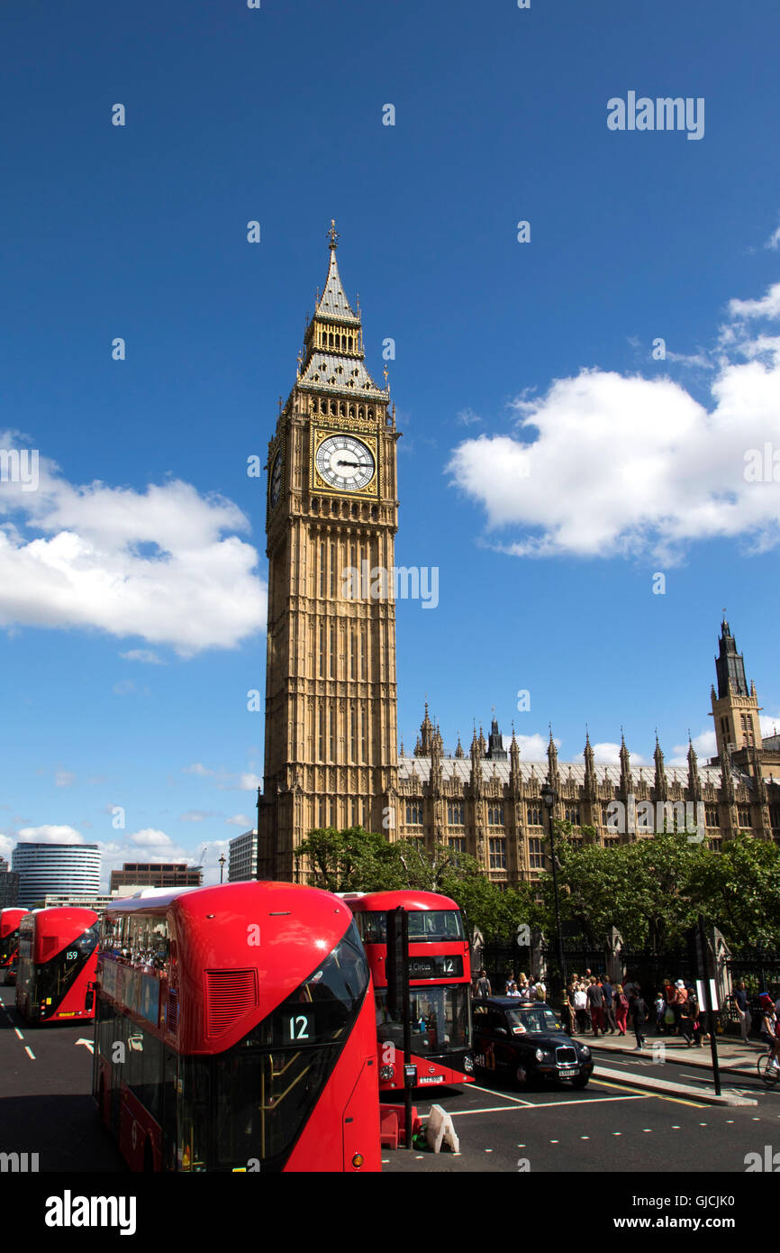Big Ben Elizabeth Tower and the Houses of Parliament Clock Tower of The ...