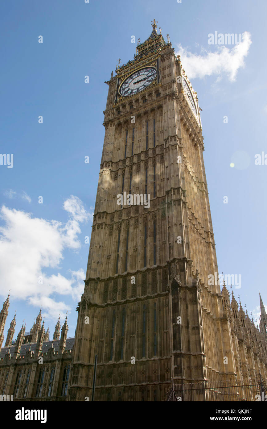 Big Ben Elizabeth Tower and the Houses of Parliament Clock Tower of The ...