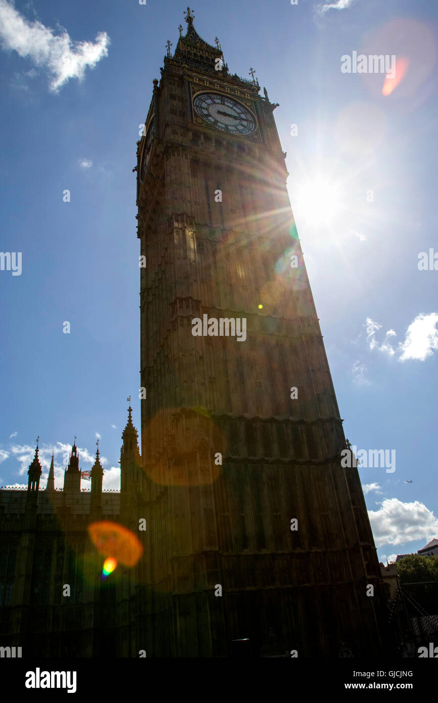 Big Ben Elizabeth Tower and the Houses of Parliament Clock Tower of The ...