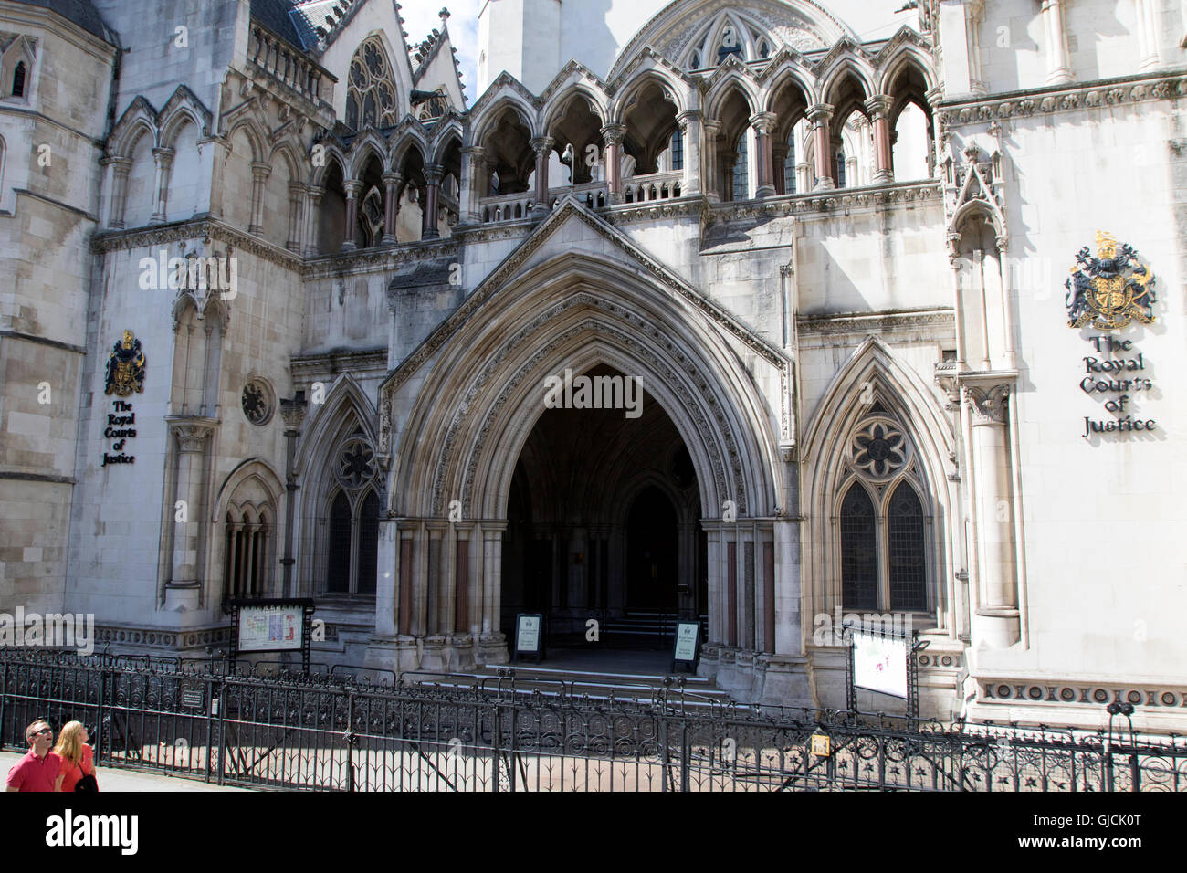 The Royal Courts of Justice, Law Courts in London Stock Photo - Alamy