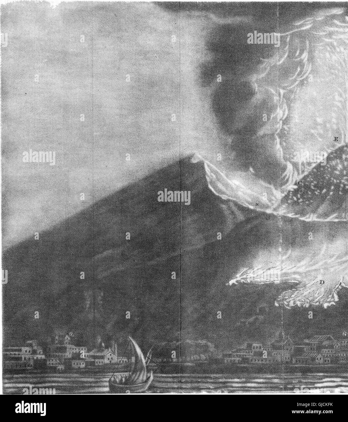 This account details the eruption of Mount Vesuvius in 1767, provided ...