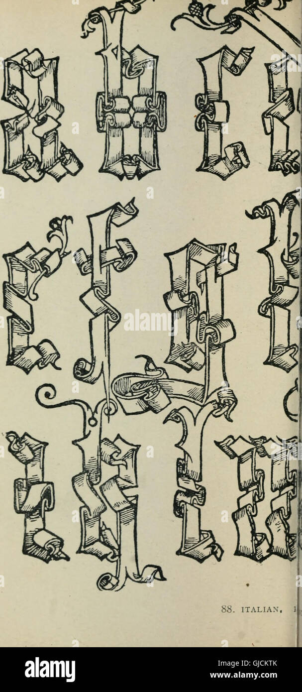 Alphabet 1898 hi-res stock photography and images - Alamy