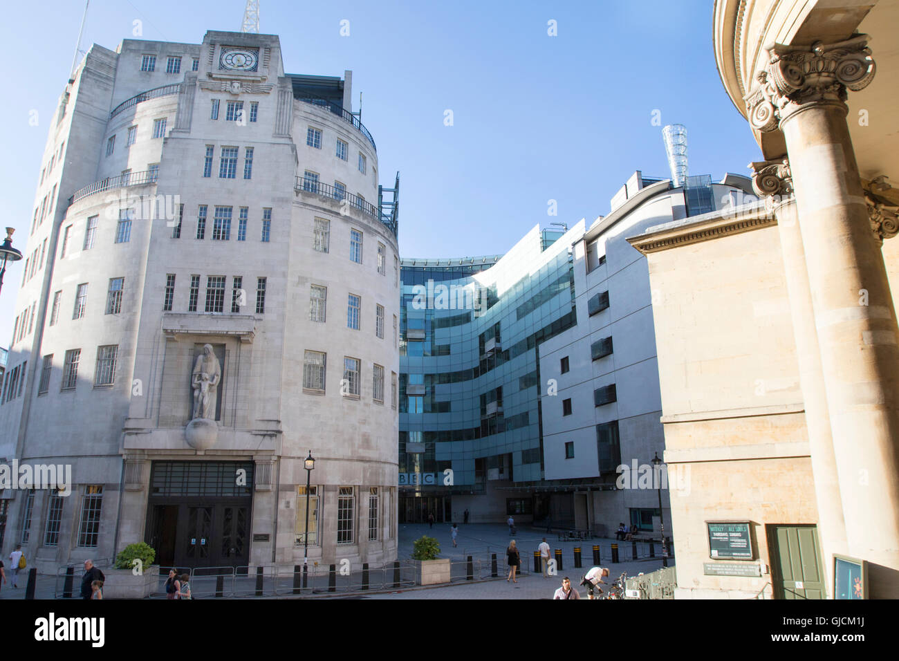 new Broadcasting House and new eastern extension, the headquarters of ...