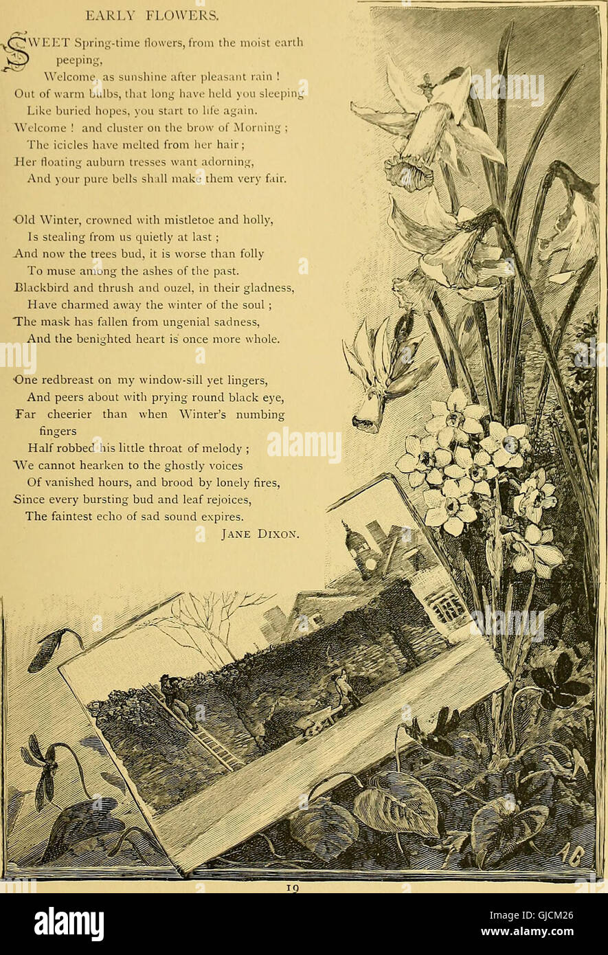 This 1891 work features poems and illustrations that reflect on life ...