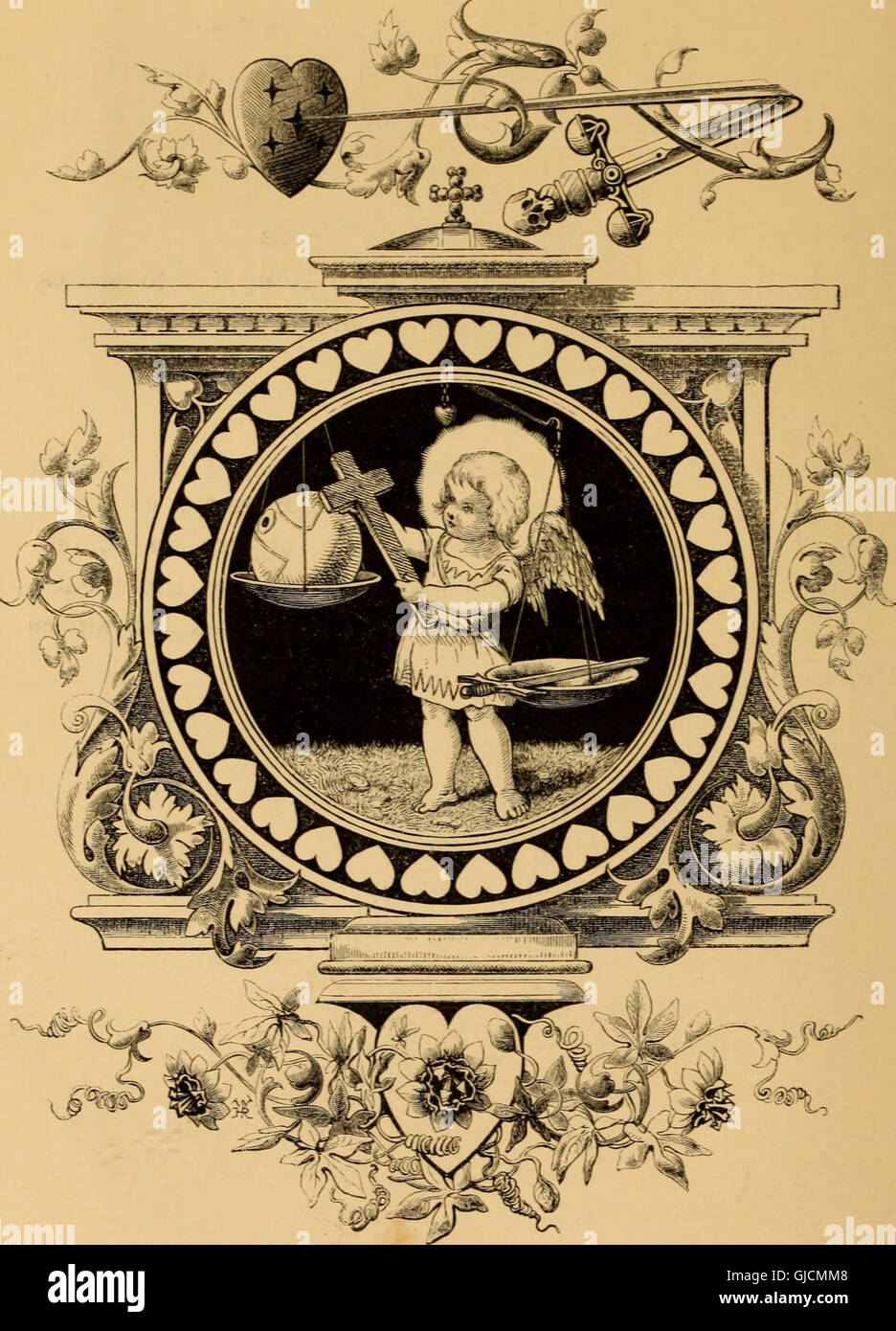 Quarles' Emblems (1800 Stock Photo - Alamy