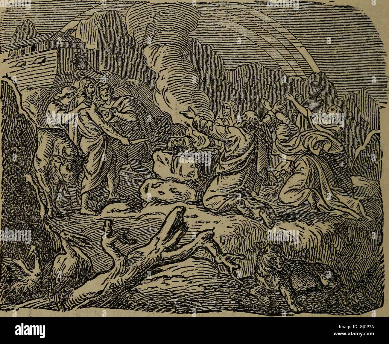 A 1878 work of Biblical stories, presenting key events and figures from ...