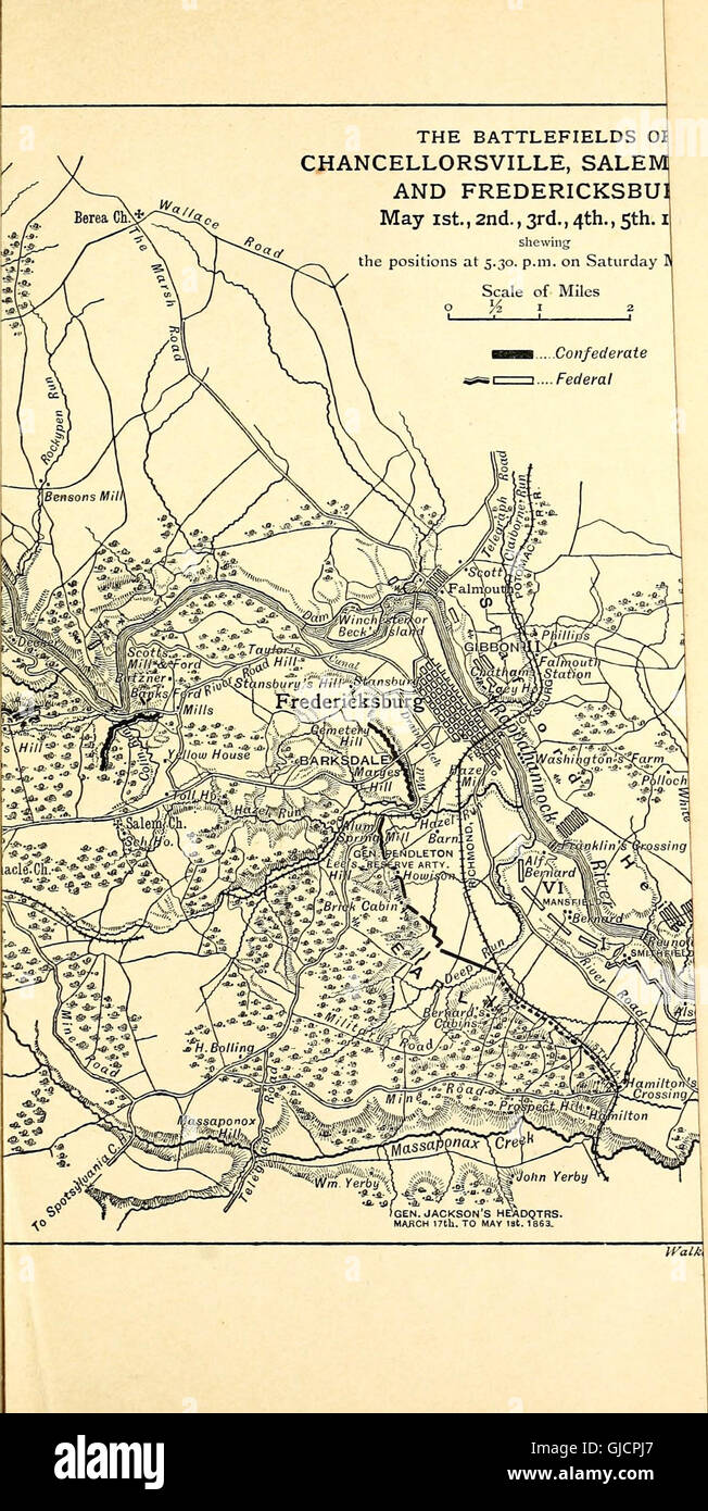 Stonewall Jackson and the American Civil War (1909 Stock Photo - Alamy