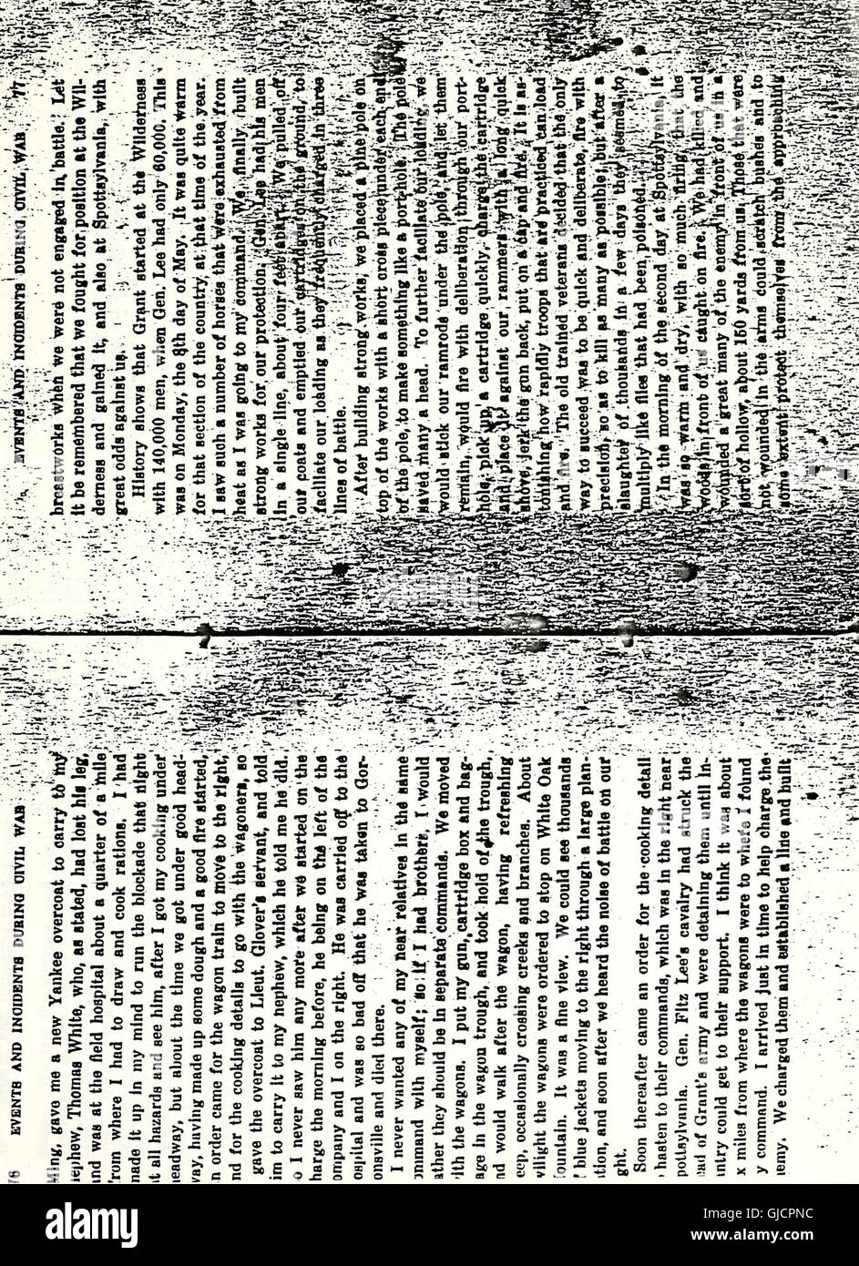 This 1909 account highlights key events and incidents during the ...