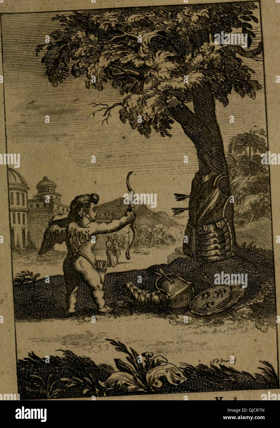 A 1683 work presenting emblems of love, with texts in four languages ...