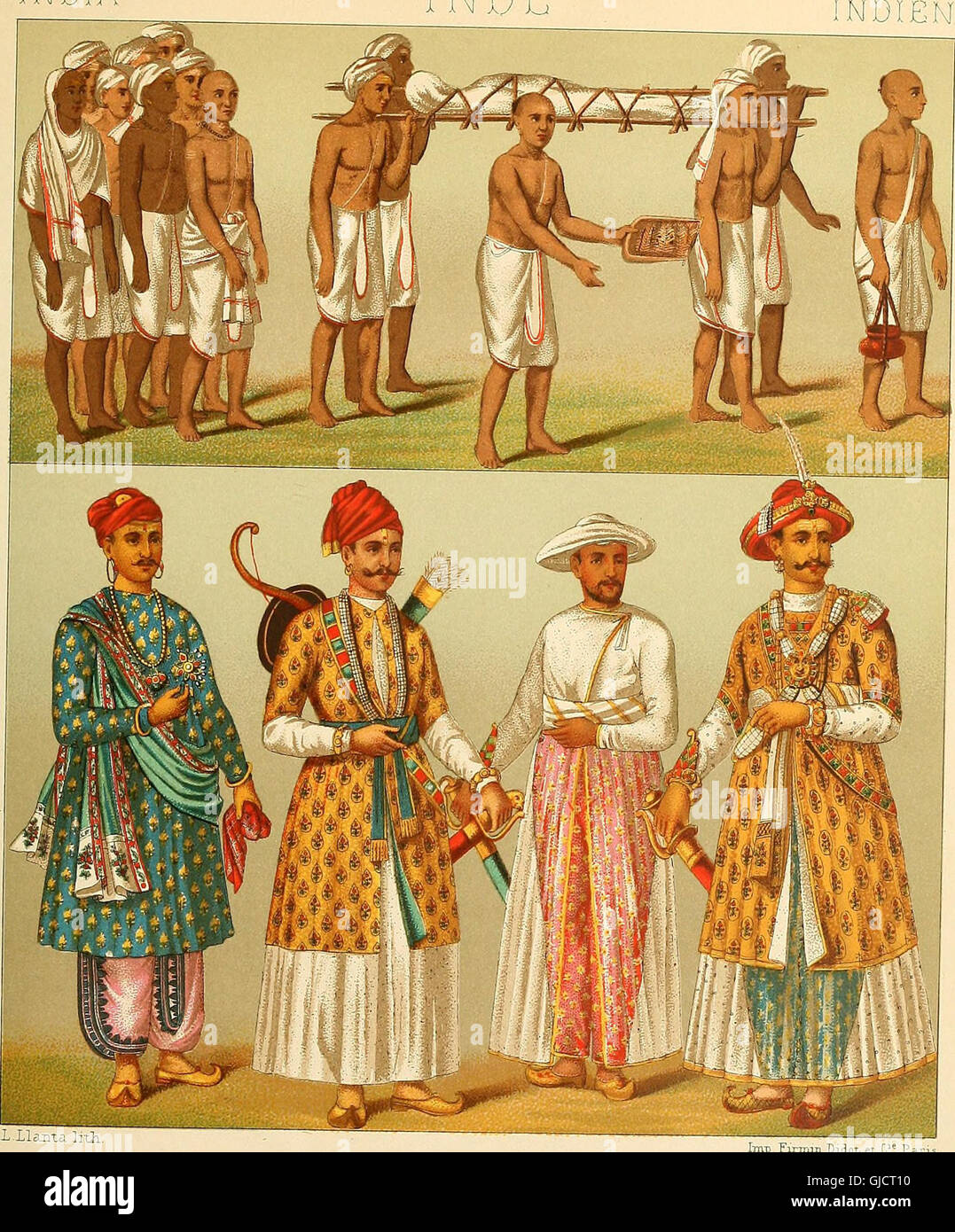 This work, 'Le costume historique,' showcases 500 detailed plates of ...