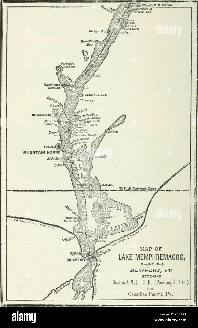 Map canada 1899 hi-res stock photography and images - Alamy