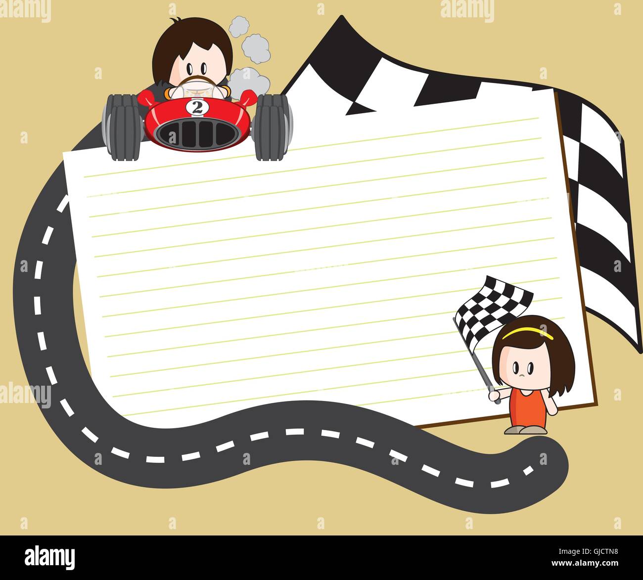 Stationery car Stock Vector Images - Alamy