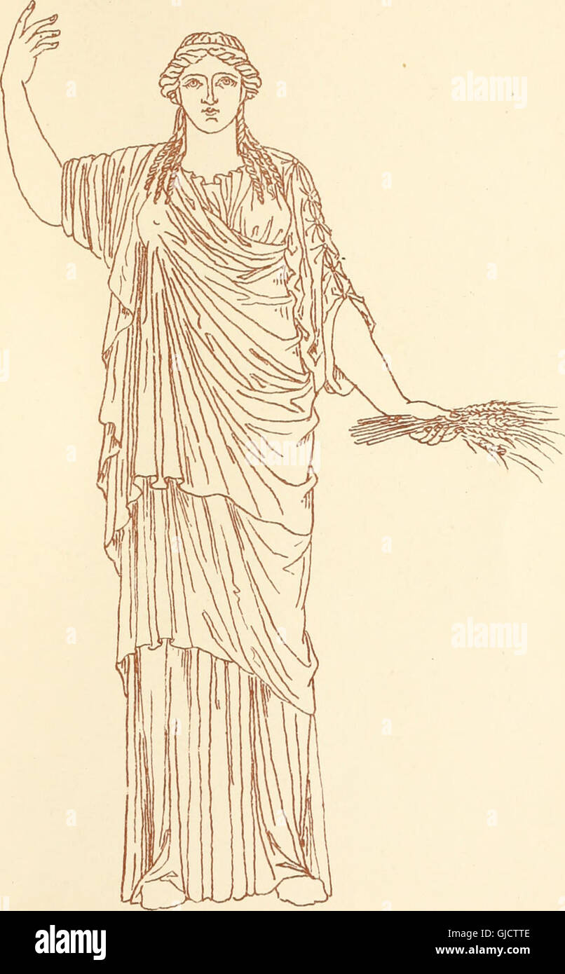 Ancient greek female costume illustrated hi-res stock photography and ...