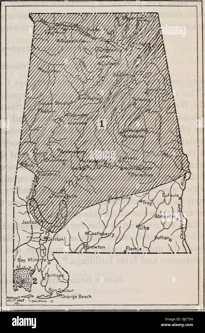 A biological survey of Alabama from 1921, covering the state's ...