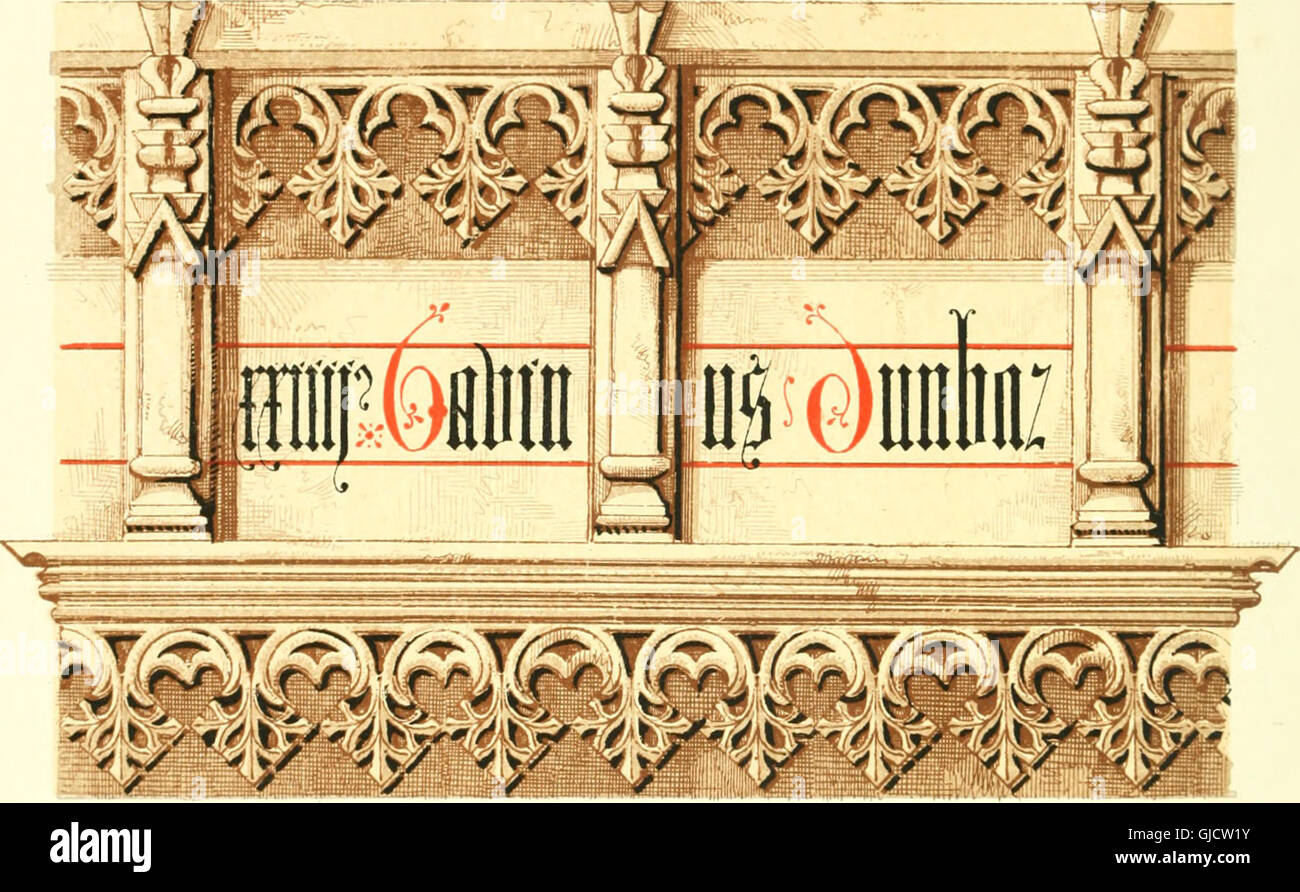 Lacunar basilicae Sancti Macarii, aberdonensis- the heraldic ceiling of ...