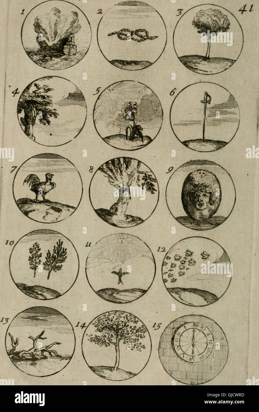 This collection of over 1200 emblems, devices, medals, and hieroglyphic ...