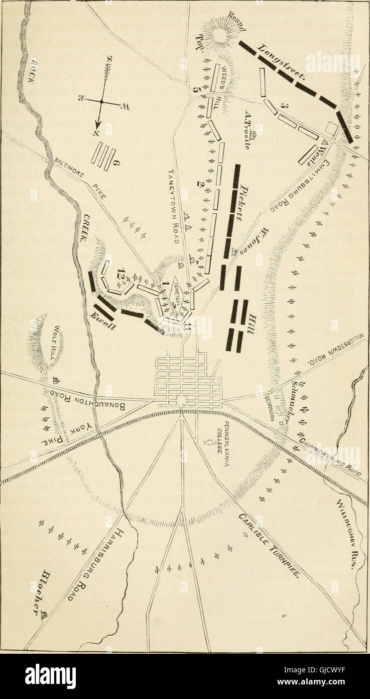 First Battle Of Bull Run Map High Resolution Stock Photography and ...