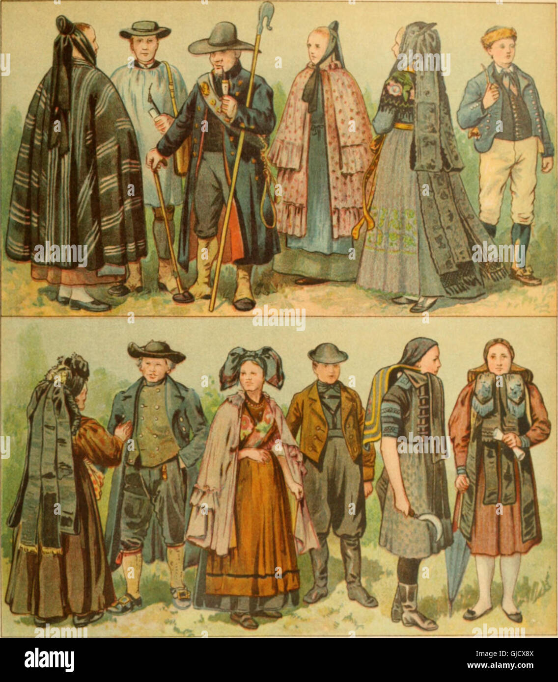 This 1905 work explores the history of costumes, tracing the evolution ...