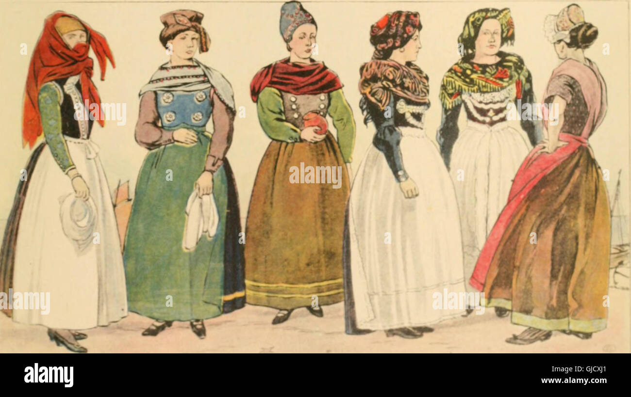 This 1905 book traces the history of costumes, covering the evolution ...
