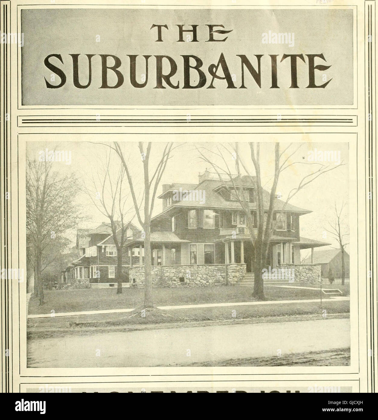 This 1911 edition of *The Suburbanite* magazine focuses on suburban ...