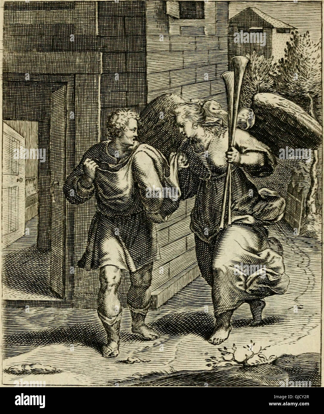 A 1683 work based on the writings of Horace, featuring detailed ...