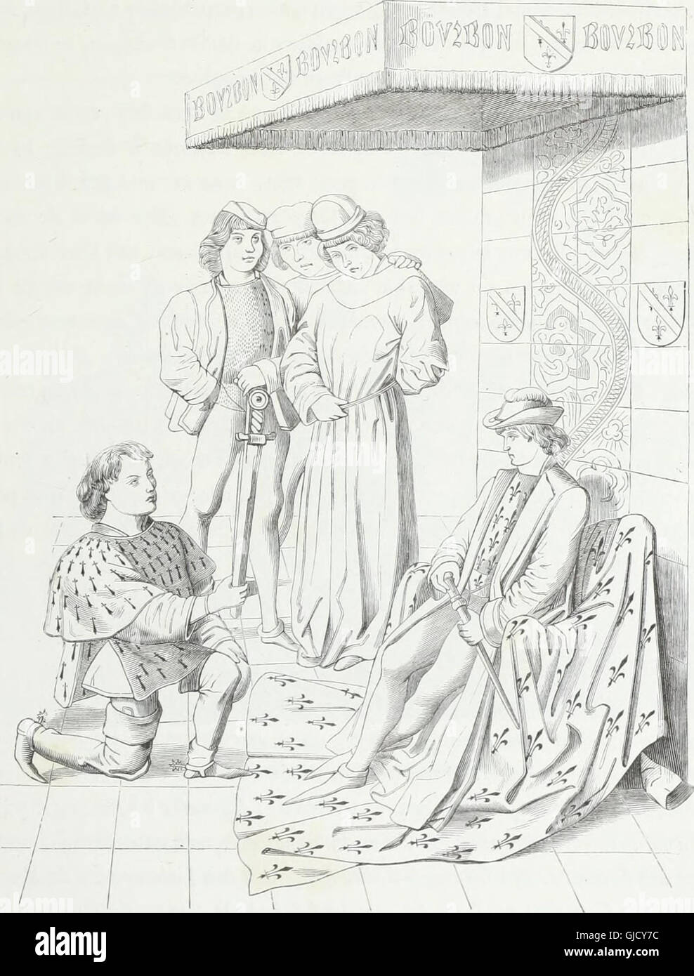 A 1871 book that discusses the customs, habits, and clothing styles of ...