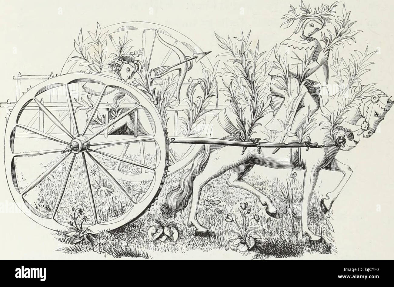 A 1871 work exploring the costumes and customs of the Middle Ages and ...
