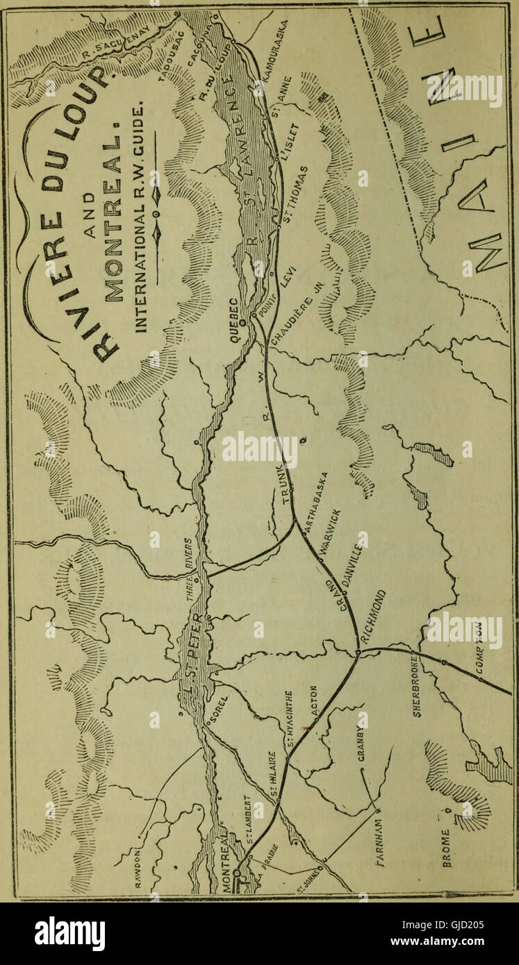 The 1866 International Railway Guide provides detailed timetables for ...