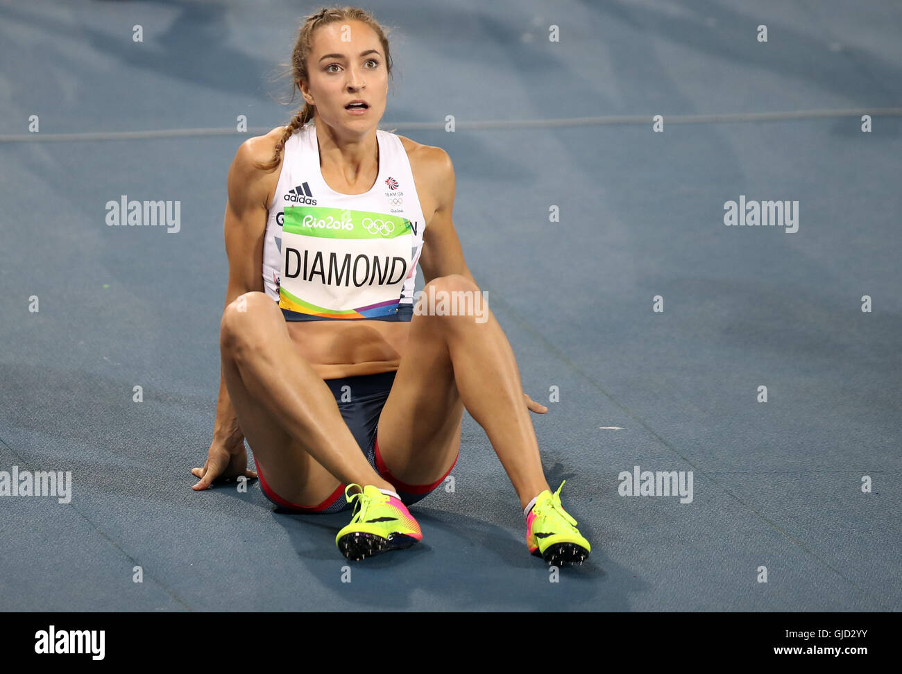 Great Britain's Emily Diamond following the Women's 400m Semi final on ...