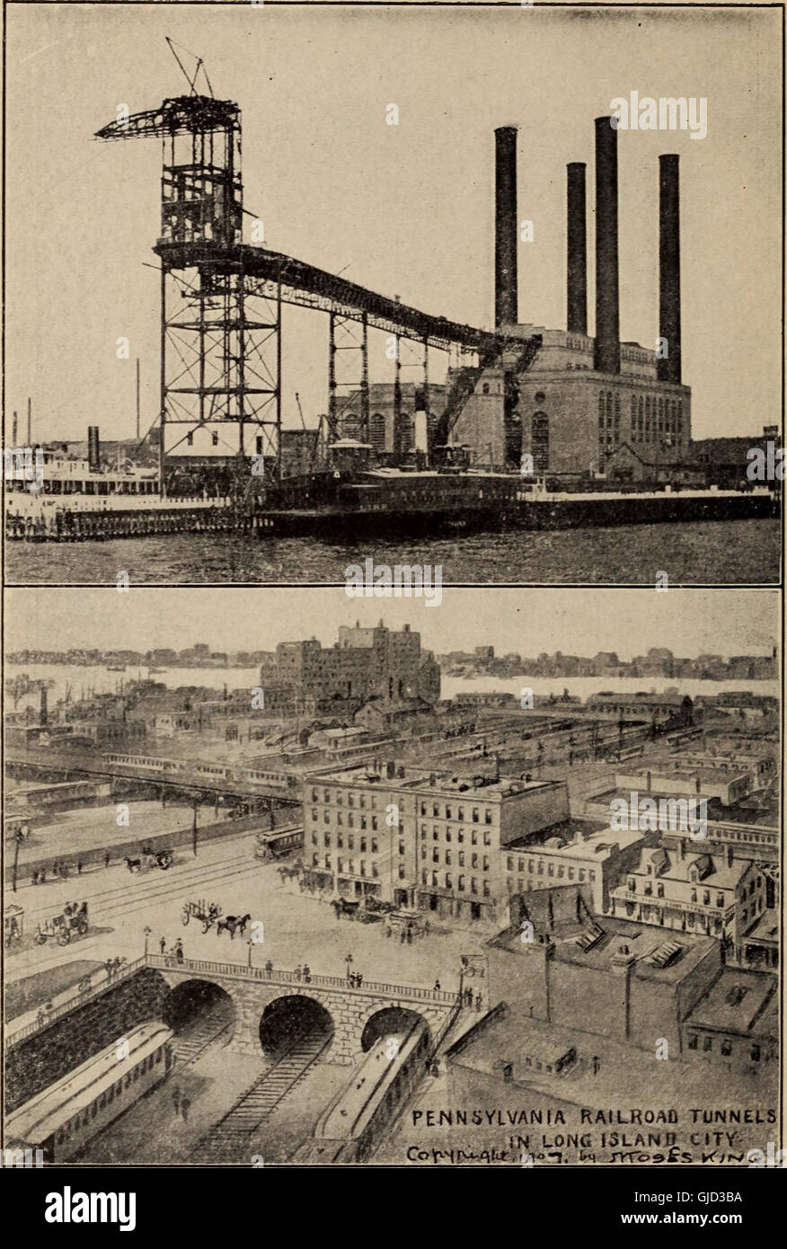 This 1908 publication showcases the Pennsylvania Railroad tunnels and ...