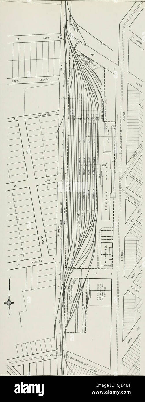 This 1920 report focuses on the elimination of railroad grade crossings ...