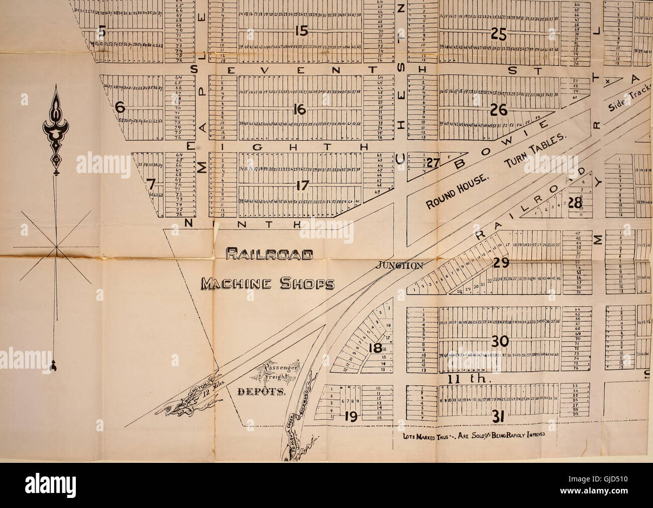 Map of prince georges hi-res stock photography and images - Alamy