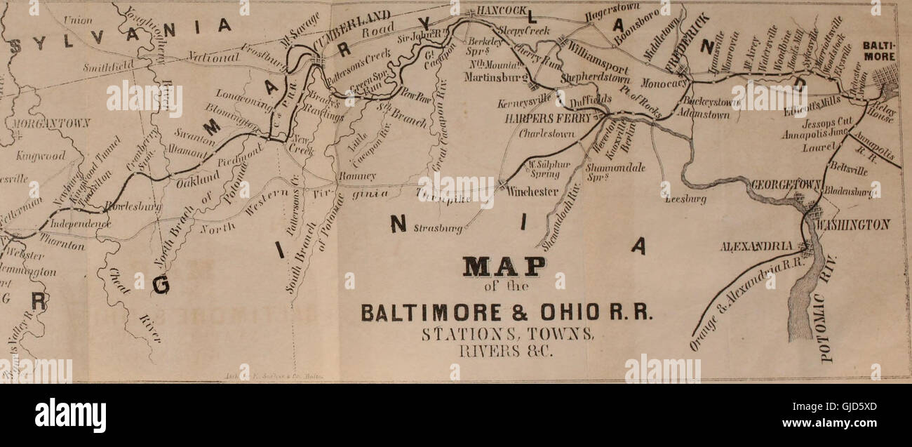 Memoranda concerning Baltimore city and its surroundings (1860 Stock ...