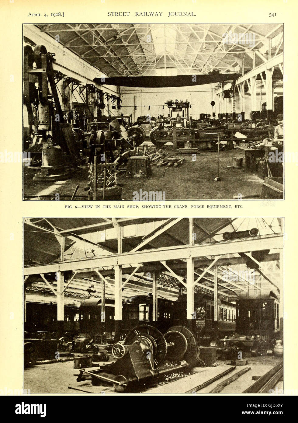 The 'Street Railway Journal' (1908) focuses on the development ...