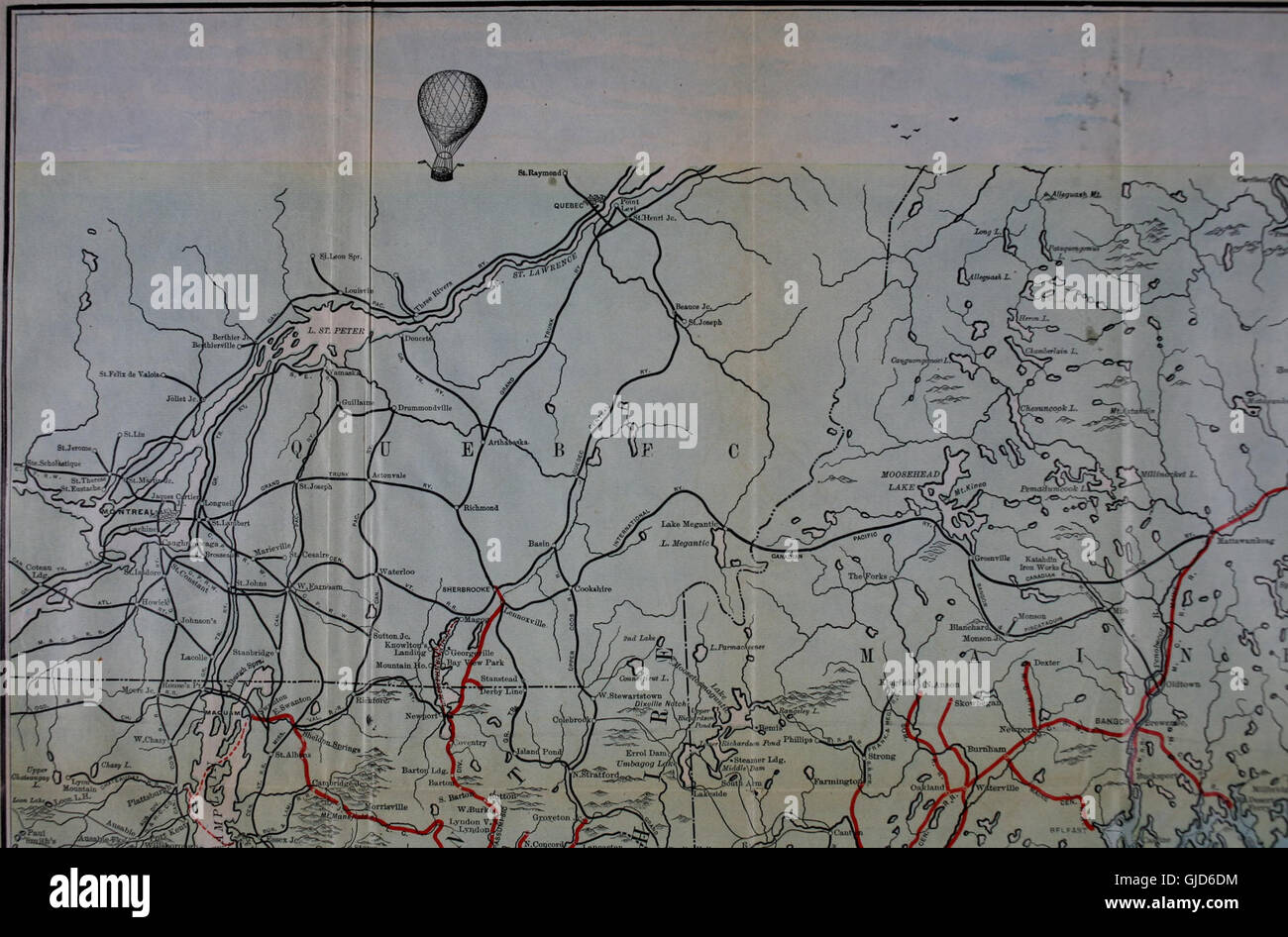 Map canada 1899 hi-res stock photography and images - Alamy