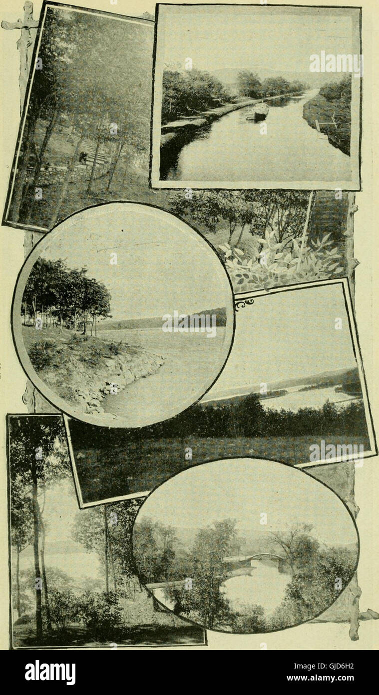This 1898 guide outlines summer excursion routes and travel rates ...