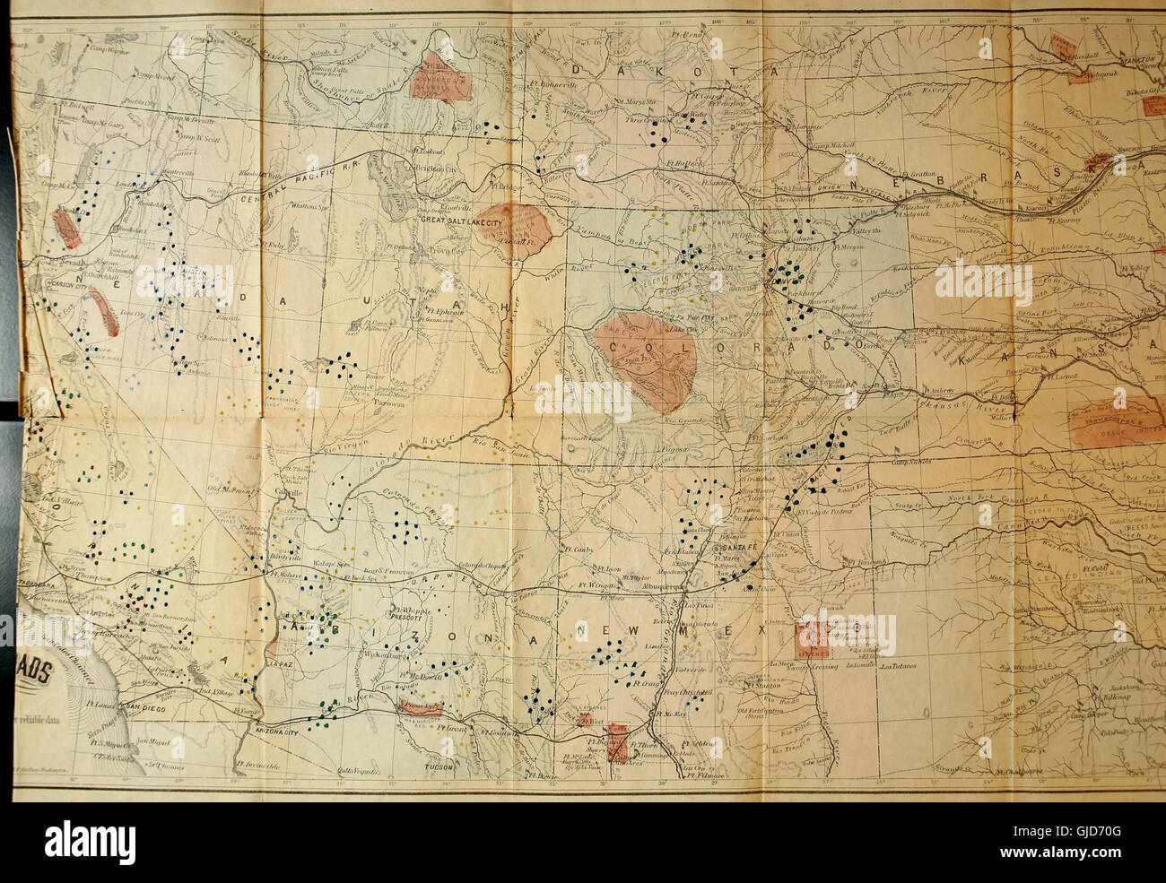 Map of union missouri hi-res stock photography and images - Alamy