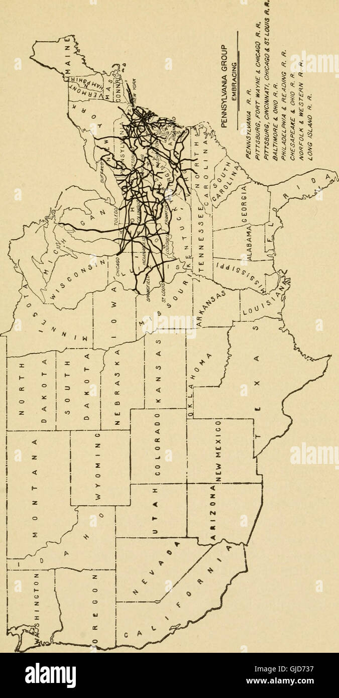 American railway transportation (1908 Stock Photo - Alamy