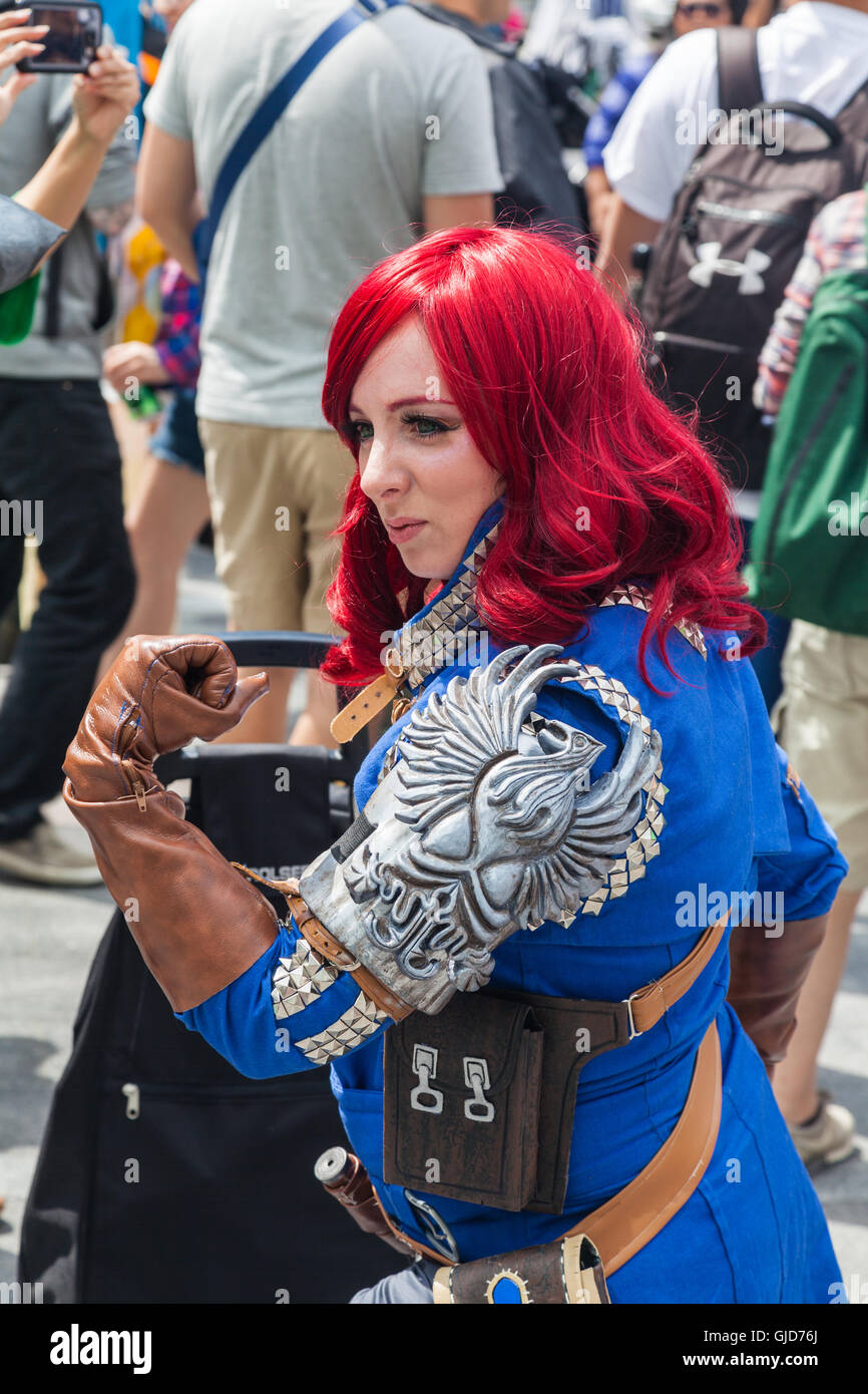 Scene from the Anime and Cosplay Convention in Vancouver, Canada Stock ...