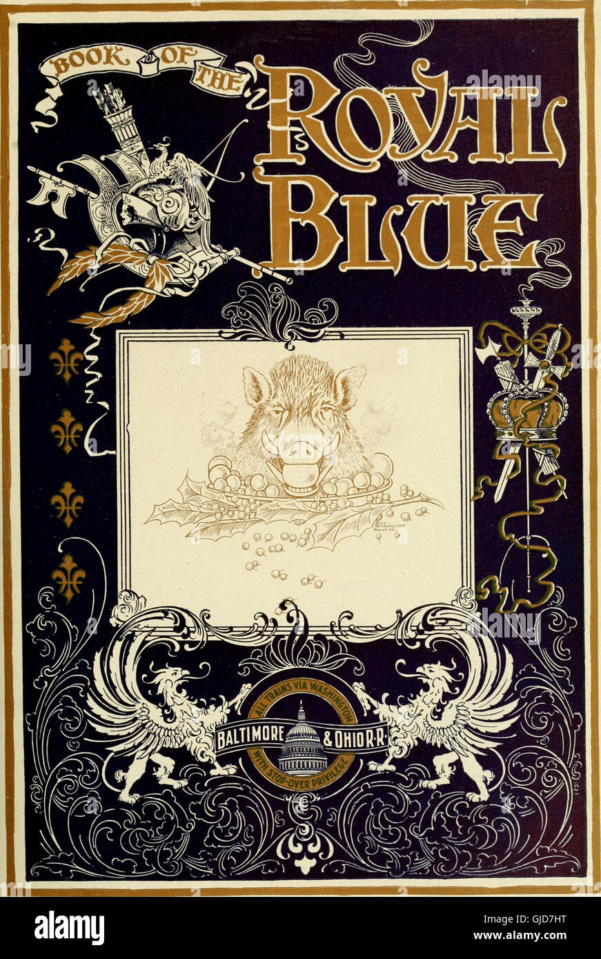 A 1897 publication featuring details about the Royal Blue Line, a ...