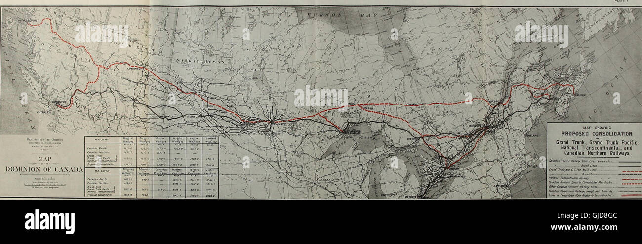 This image shows the 1917 publication 'Canada's Railway Problem and Its ...