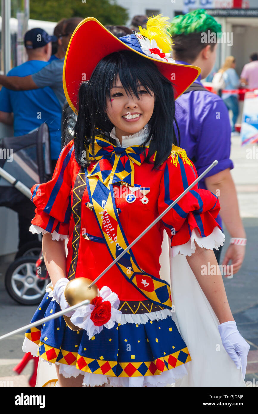 Scene from the Anime and Cosplay Convention in Vancouver, Canada Stock ...